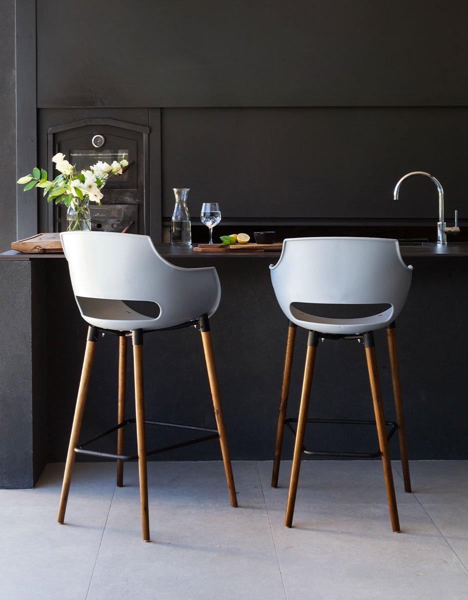 Banqueta Frida Wood | mobilarg.com.ar