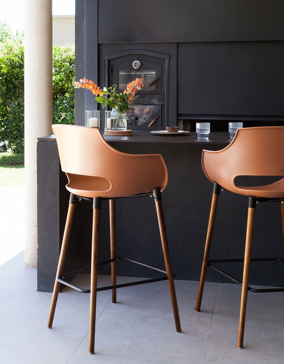 Banqueta Frida Wood | mobilarg.com.ar