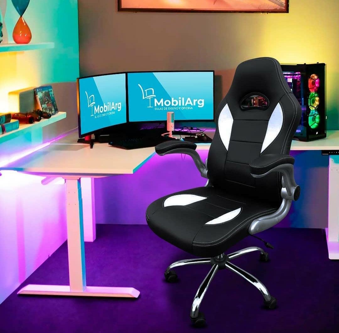 Sillón Gamer Cromado | mobilarg.com.ar