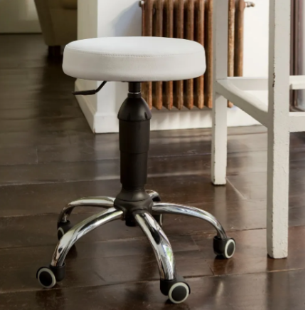 Taburete Chino Neumático – Base Cromada – mobilarg.com.ar