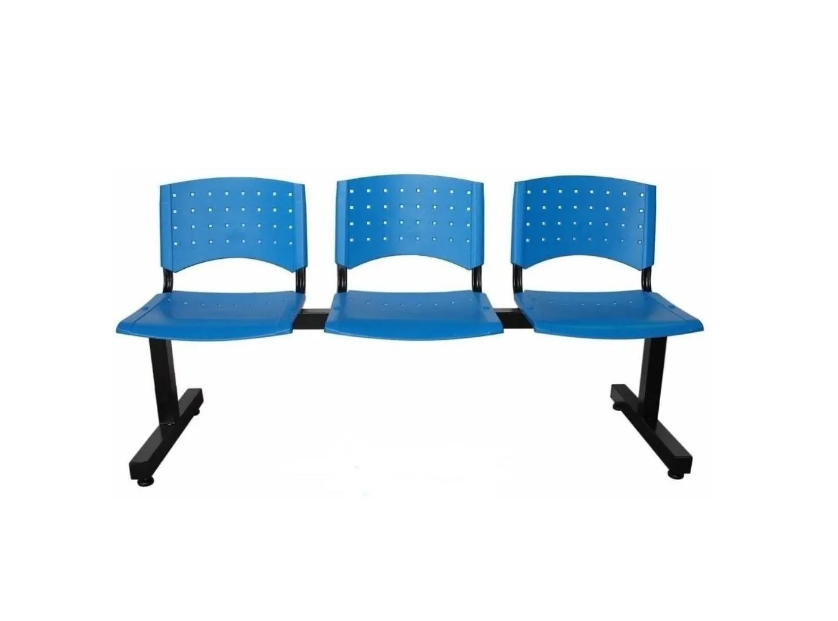 Tandem Lisy Plástico x3 – Base Negra – Recto | mobilarg.com.ar
