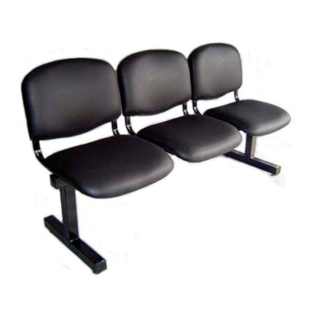 Tandem Lisy Tapizado x3 – Base Negra – Recto | mobilarg.com.ar